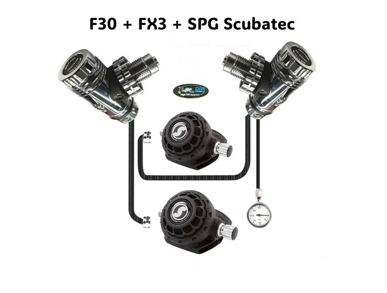 F32 Anti-freeze FX3 + SPG DIR Set - SCUBATEC - DIR STORE